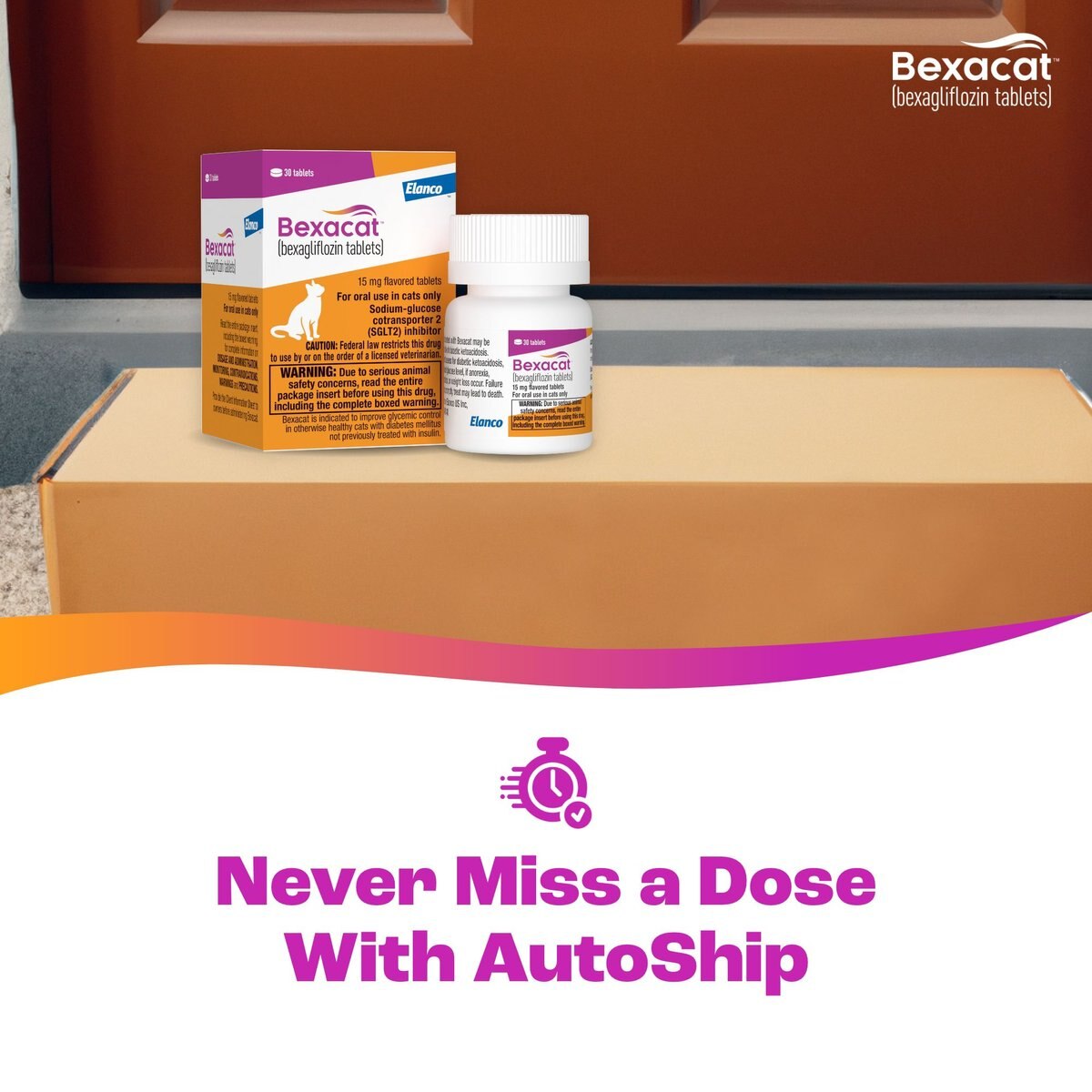 BEXACAT Flavored Tablets for Cats, 15mg - Easy Refills | Chewy Rx