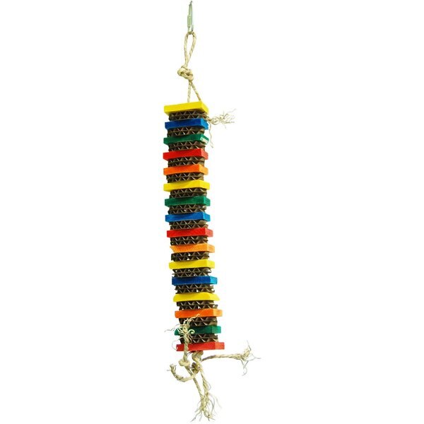 ZOO-MAX 12 Groovy Blocks Bird Toy, Multicolor - Chewy.com