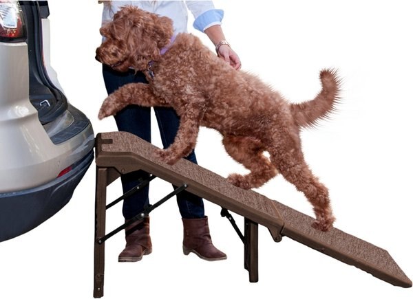 Out of Stock - PET GEAR Free-Standing Extra Wide Carpeted Dog Car Ramp ...