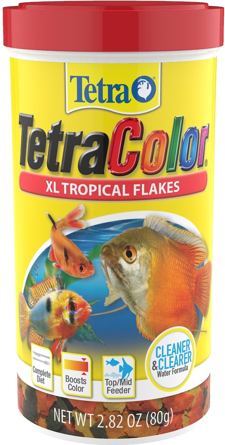 TETRA Color Tropical Flakes Fish Food, 2.82-oz jar - Chewy.com