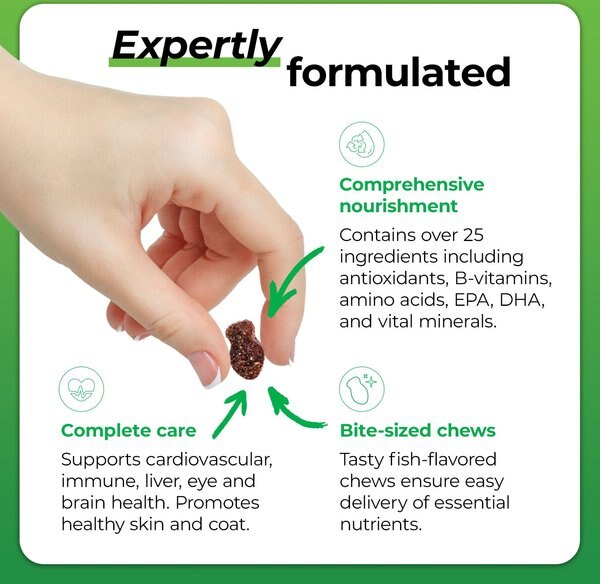 VETRISCIENCE Nu Cat Senior Soft Chews Multivitamin for Cats, 30 count ...