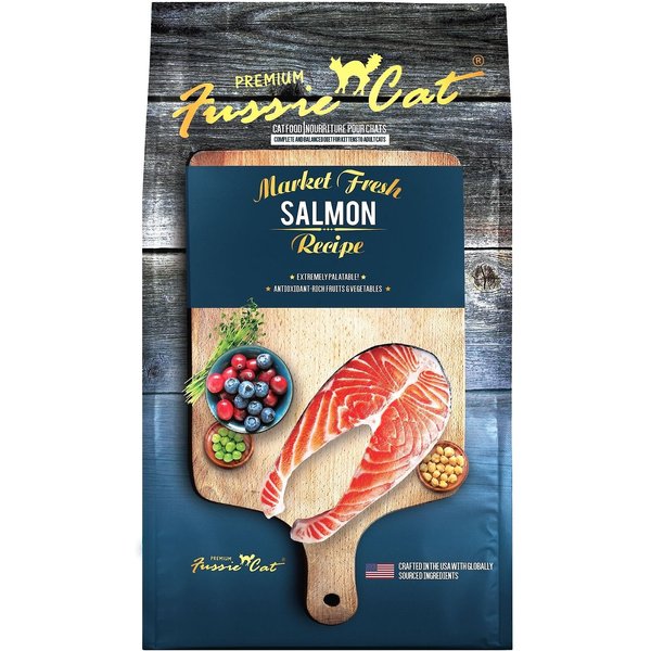 NULO Freestyle Salmon & Lentils Recipe Grain-Free Adult Trim Dry Cat ...