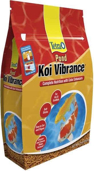 TETRA Pond Koi Vibrance Color Enhancing Sticks Koi & Goldfish Food, 8. ...