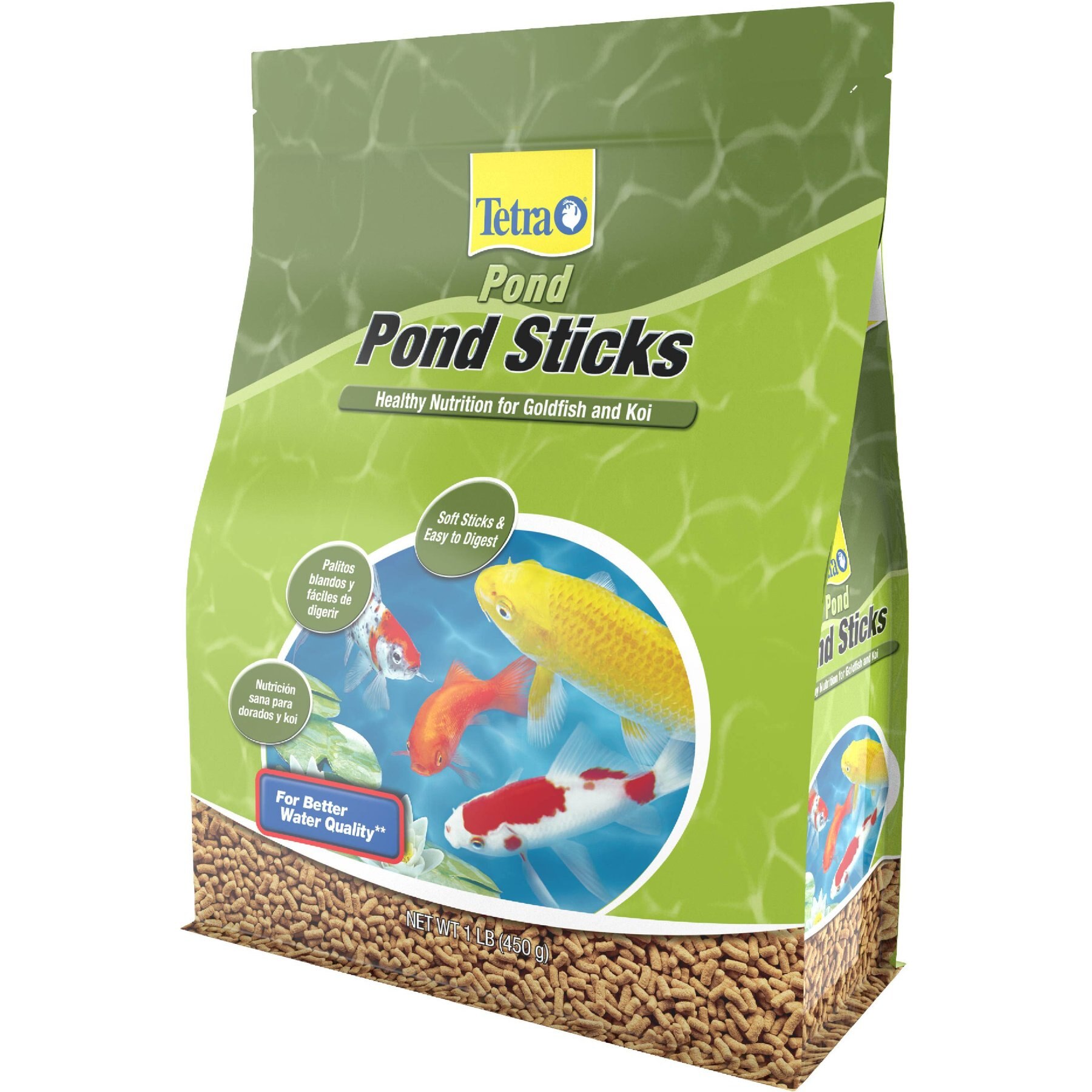 TETRA Pond Sticks Goldfish & Koi Fish Food, 1-lb bag - Chewy.com