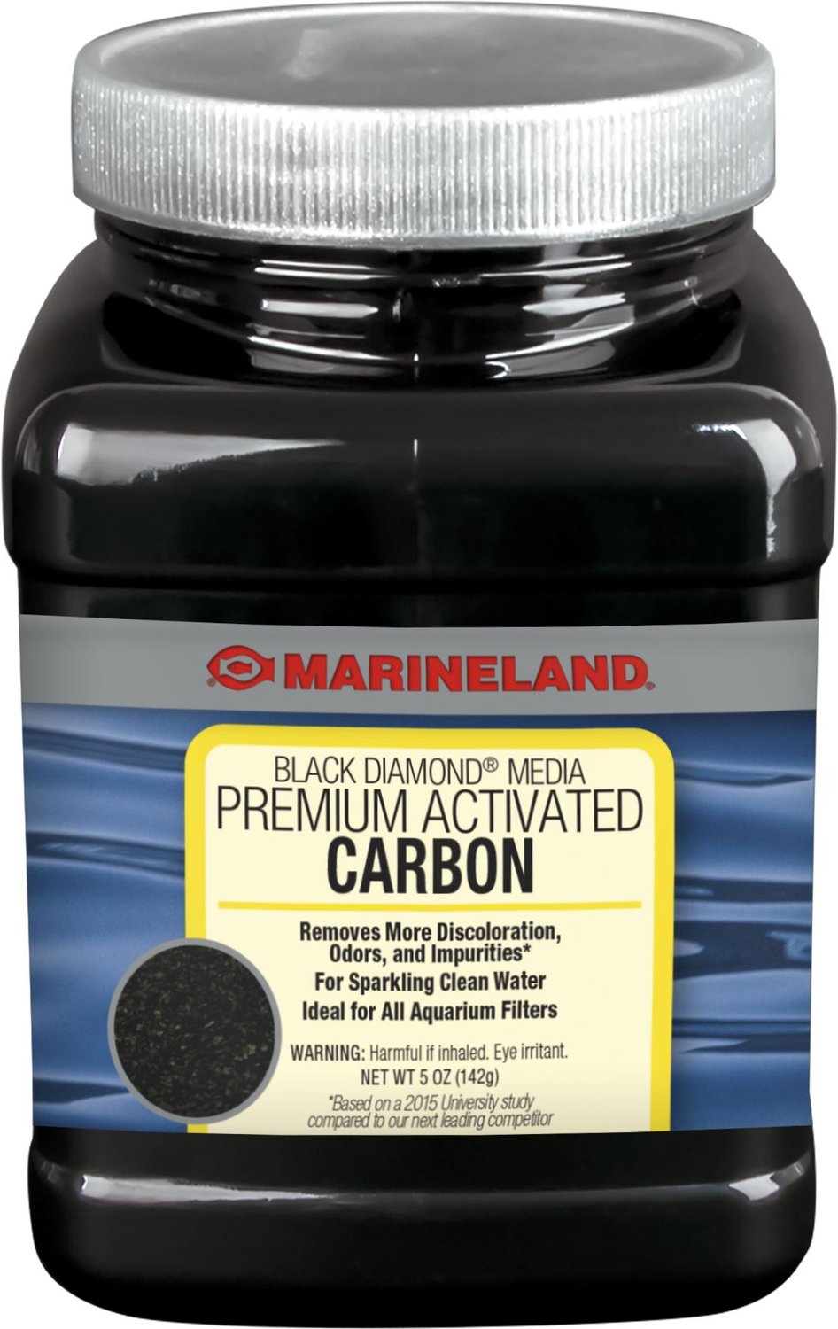 MARINELAND Black Diamond Activated Carbon Filter Media, 5-oz jar ...