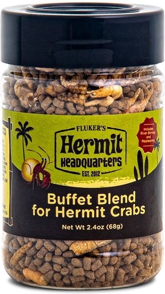 FLUKER'S Buffet Blend Hermit Crab Food, 2.4-oz jar - Chewy.com
