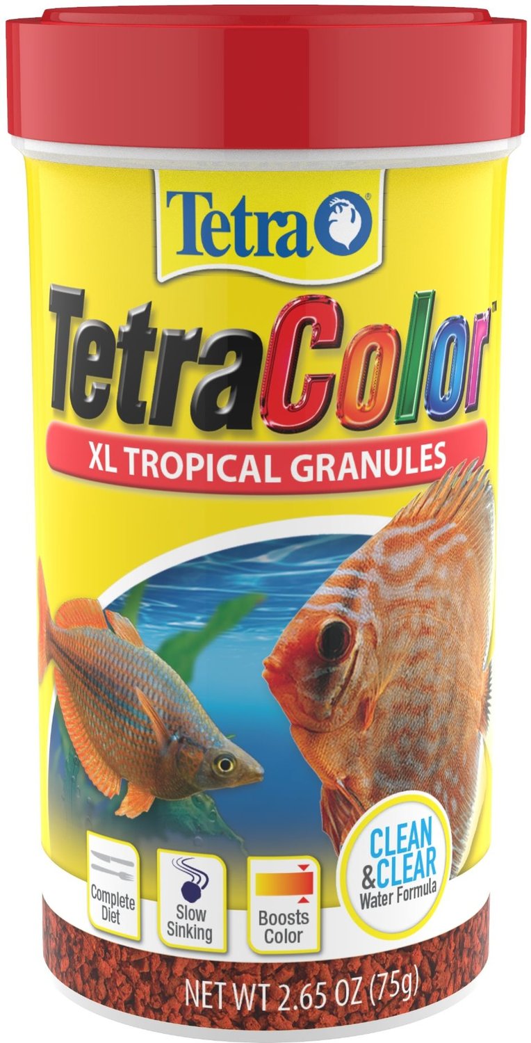 TETRA Color Tropical Granules Fish Food, 2.65-oz jar - Chewy.com