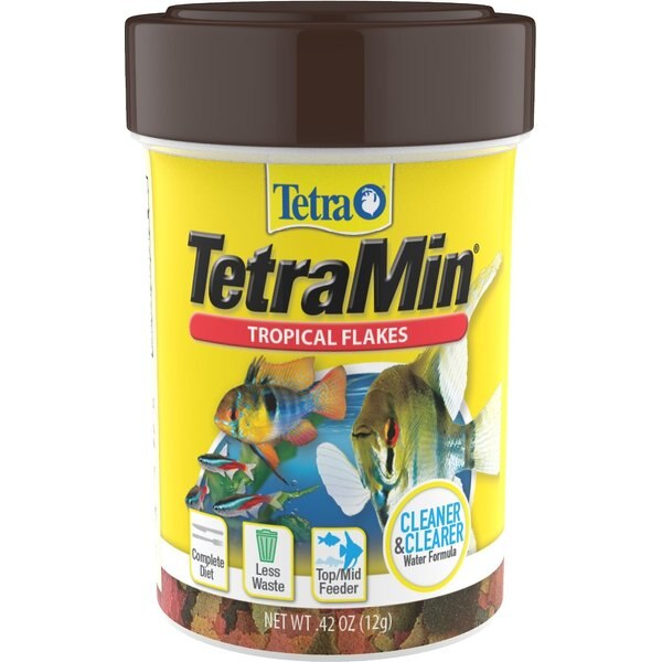 TETRAMin Tropical Flakes Fish Food, 0.42-oz jar - Chewy.com
