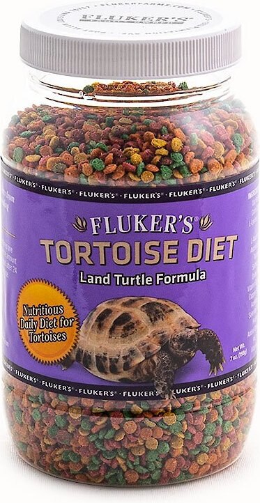 FLUKER'S Tortoise Diet Land Turtle Food, 7-oz jar - Chewy.com