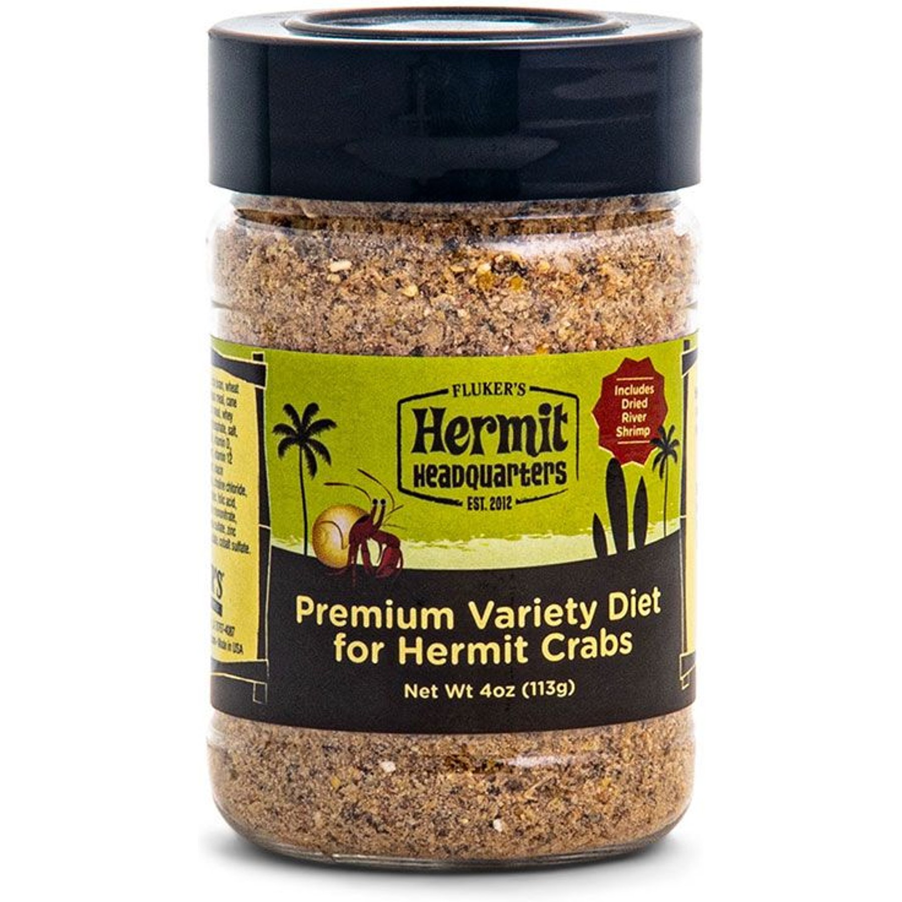 FLUKER'S Premium Variety Diet Hermit Crab Food, 4-oz jar - Chewy.com