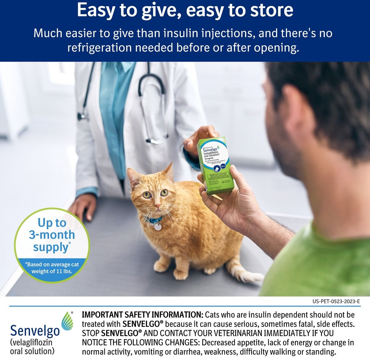 SENVELGO (velagliflozin oral solution) Oral Hypoglycemic for Cats, 15 ...