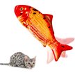 PET FIT FOR LIFE Floppy Fish Cat Toy, Multicolor, Medium, 2 count ...