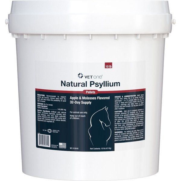 VETONE Psyllium Pellets Horse Supplement, 10-lb bucket - Chewy.com