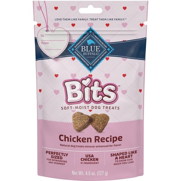 Out of Stock - BLUE BUFFALO Valentine Blue Bits Chicken Recipe Natural ...