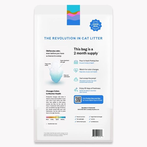 PRETTYLITTER Scented Cat Litter, 8-lb bag, bundle of 2 - Chewy.com