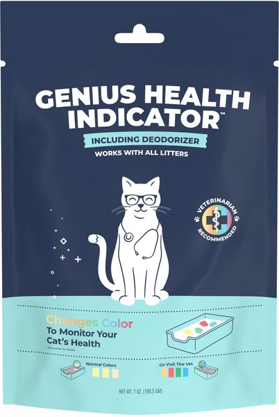 GENIUS LITTER Genius Health Indicator with Deodorizer, 7-oz bag - Chewy.com